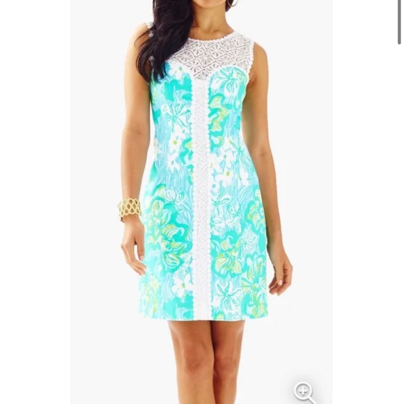 Lilly Pulitzer | Dresses | Lilly Pulitzer Sofia Lace Shift Dress In ...